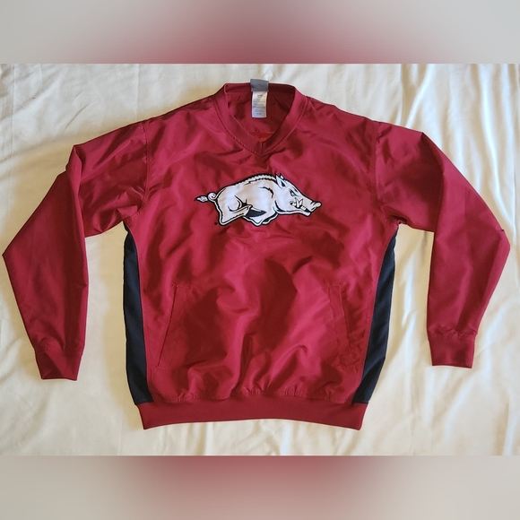 Knights Apparel | Shirts | Vintage Arkansas Razorback Pullover Wind ...